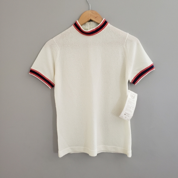 Talbots | Tops | Vintage White Mock Turtle Neck Talbot Traverler | Poshmark